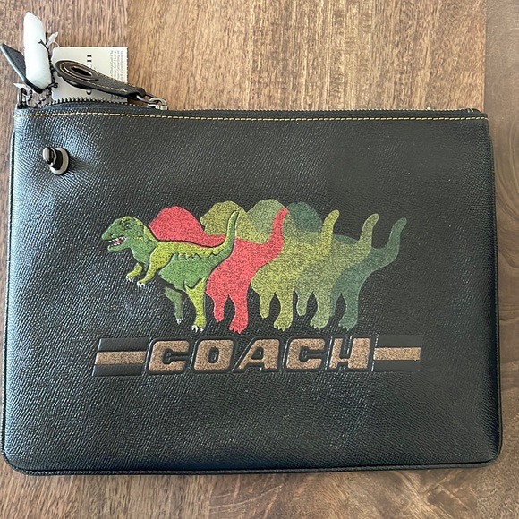 Coach | Bags | New Coach Leather Travel Pouch | Poshmark